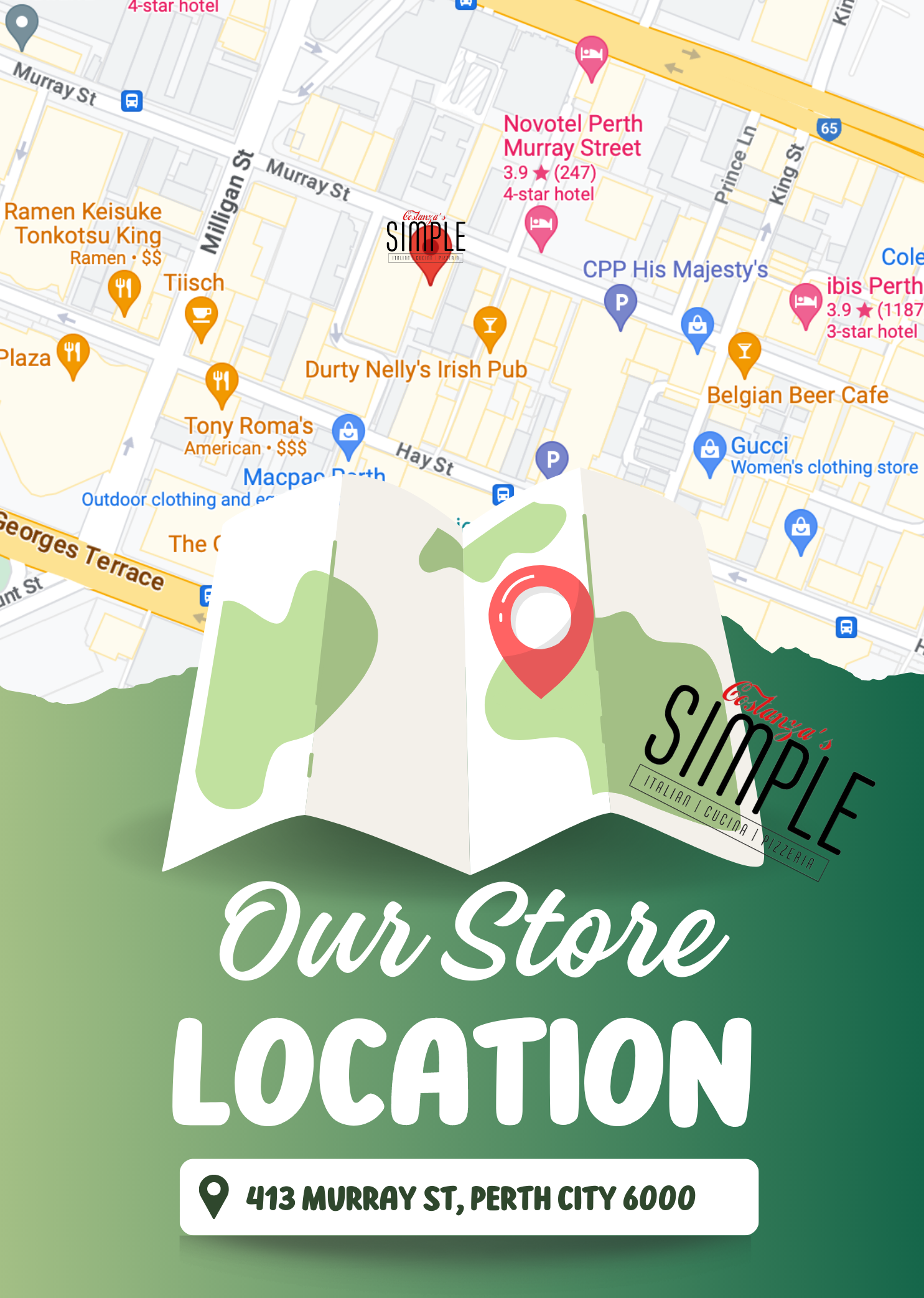 Simple Italian Restaurant Perth Wood Fired Pizza Takeaway & Delivery